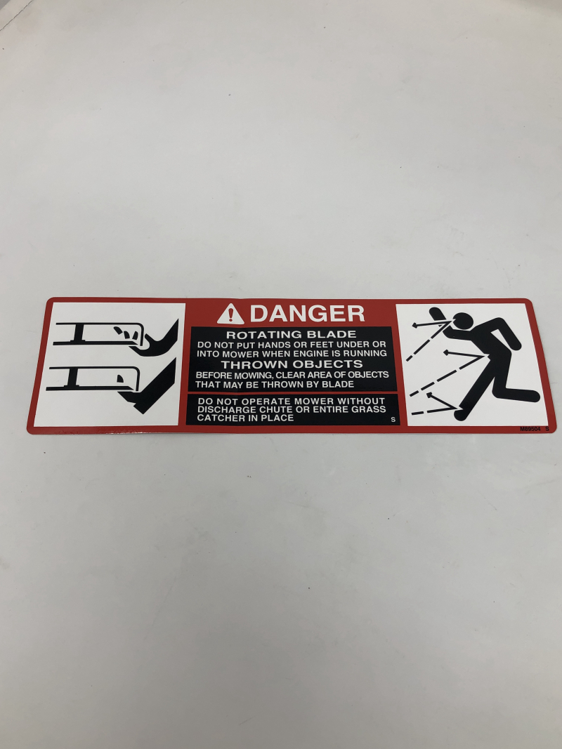 John Deere Safety Sign M89504 - Green Farm Parts